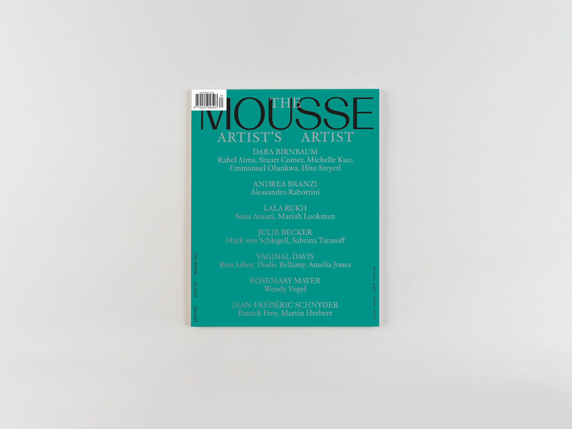 Mousse 83 — Mousse Magazine and Publishing