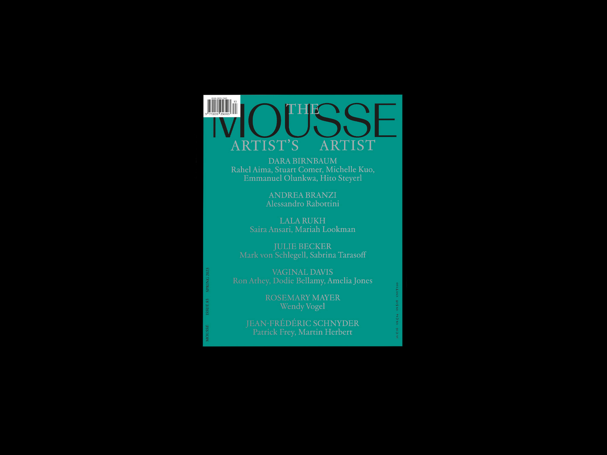 Mousse 83 — Mousse Magazine and Publishing